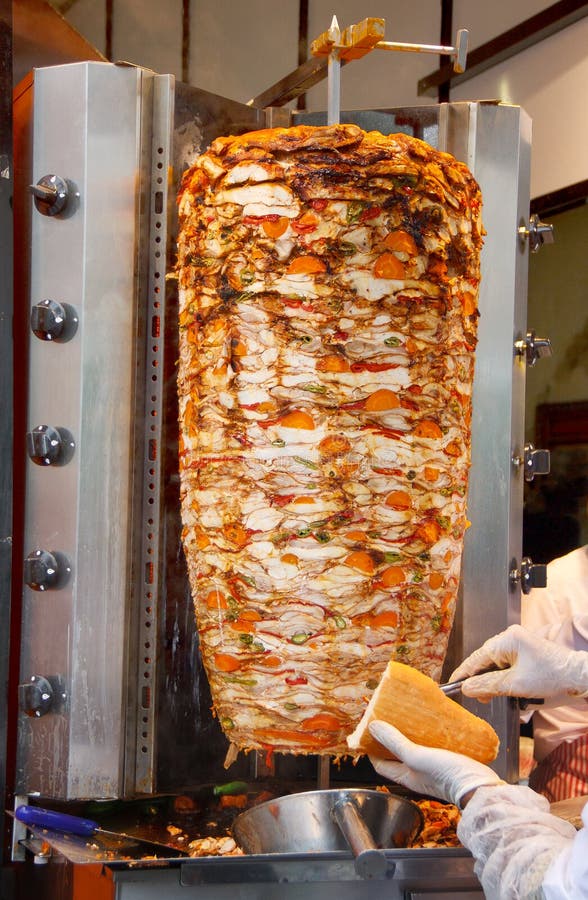 Doner kebab stock photo. Image of cooking, heat, kebab - 12516672