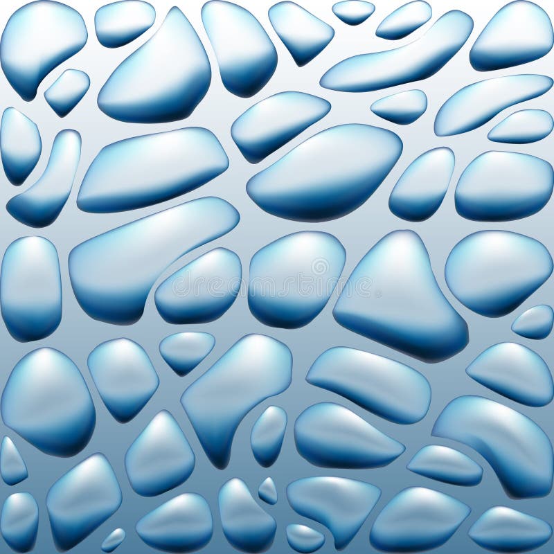 Big drops of water stock vector. Illustration of glass - 37997196