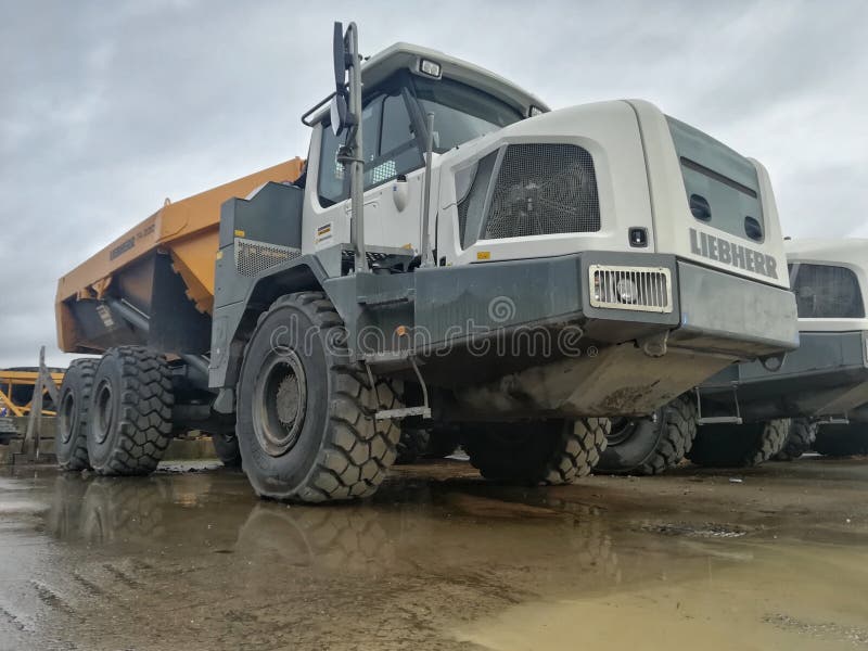 Big dumper truck editorial stock image. Image of machine - 103604659