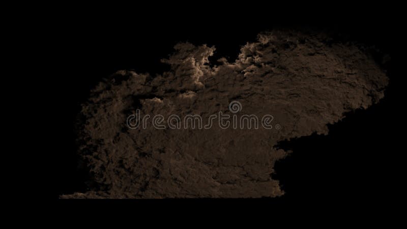 Big Dust Explosion stock video. Video of channel, volcano - 53578029