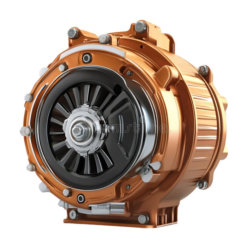Big Electric Motor on Transparent Background - Ai Generated Stock ...