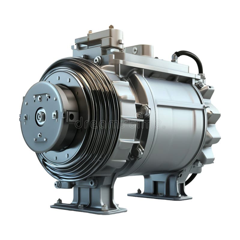 Big Electric Motor on Transparent Background - Ai Generated Stock ...