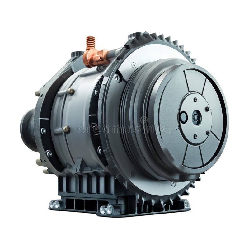 Big Electric Motor on Transparent Background - Ai Generated Stock ...