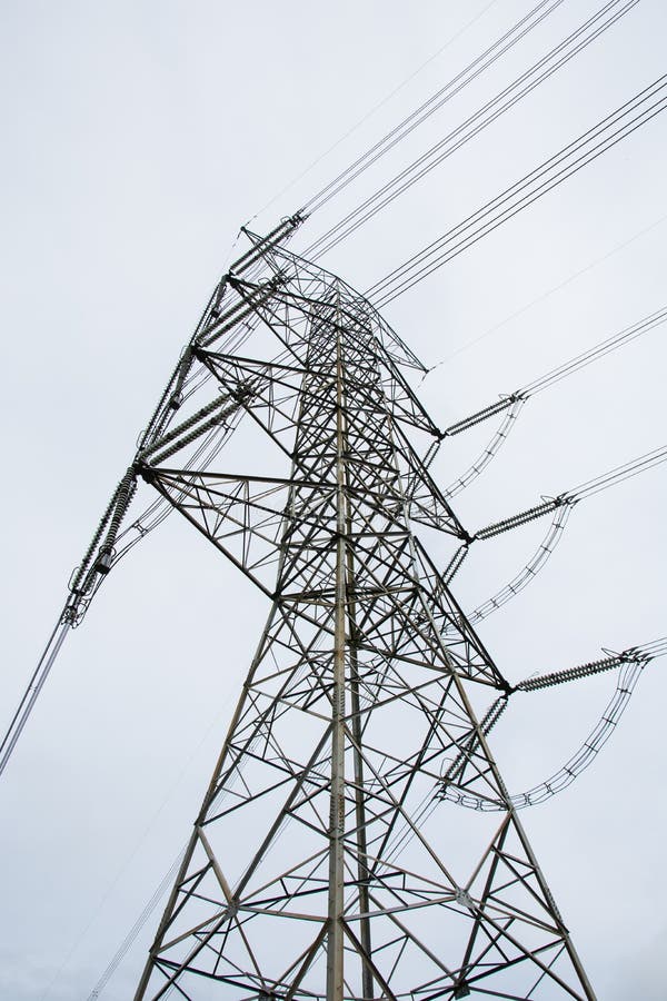 Big electrical post stock image. Image of generation - 84527679