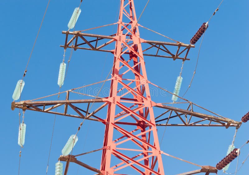 The BIG Electrical tower stock image. Image of engineering - 120317605