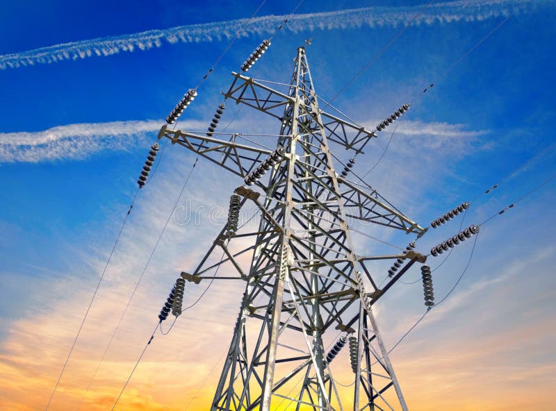 Electrical tower stock photo. Image of network, generator - 32398436