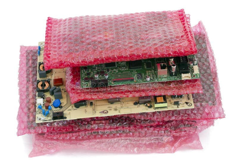 Big Electronic Printed-circuit Boards Stock Image - Image of fragile ...