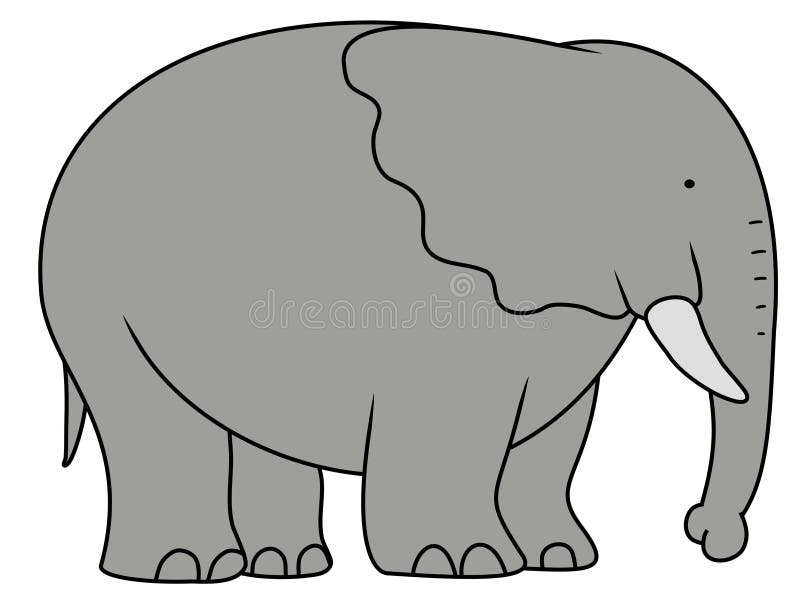 Big Elephant stock illustration. Illustration of clipart - 27867356