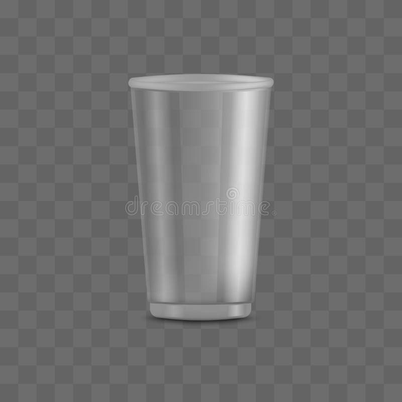 Big Empty and Blank Clear Transparent Disposable Plastic Cup. Stock ...