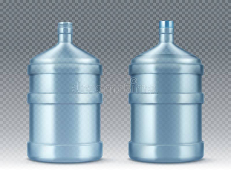 Big Empty Bottle for Water Cooler Realistic Stock Vector - Illustration ...
