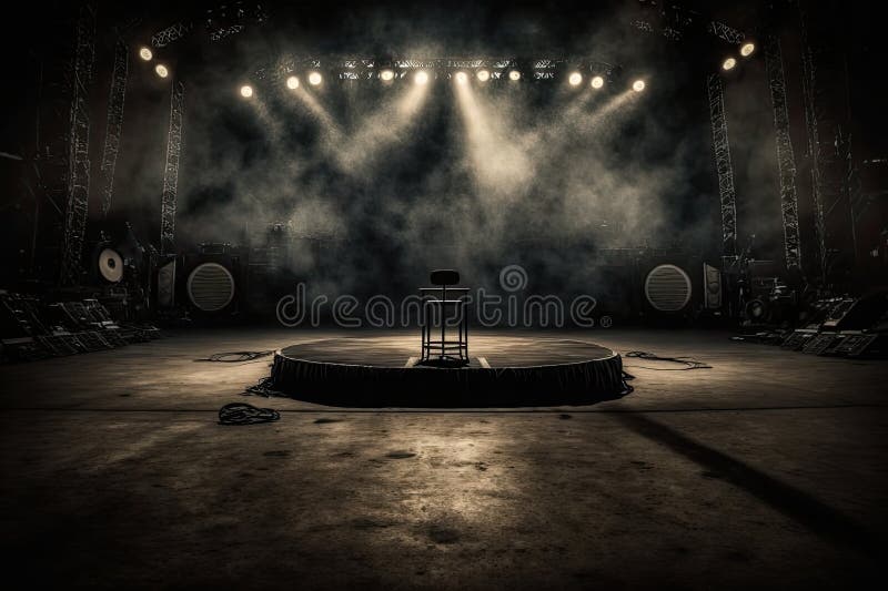 Big Empty Concert Stage Stock Illustrations – 479 Big Empty Concert ...