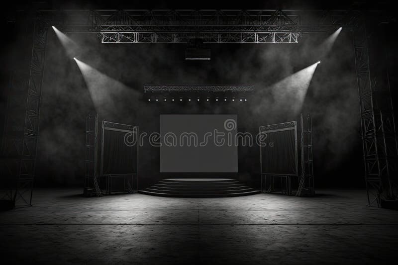 Big Empty Concert Stage Stock Illustrations – 479 Big Empty Concert ...