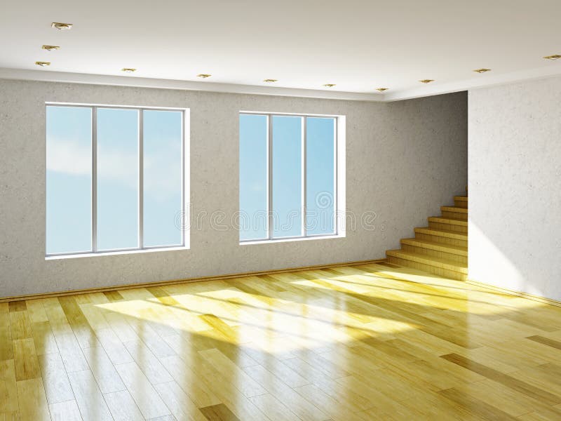 The big empty room stock illustration. Illustration of inside - 34198384