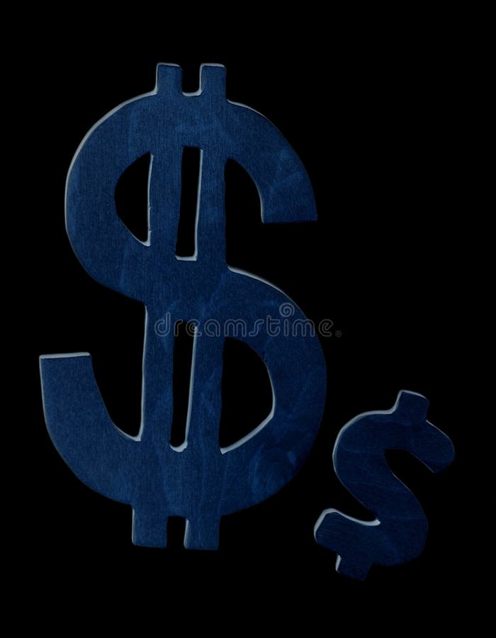Big end small dollar sign stock photo. Image of business - 104952560