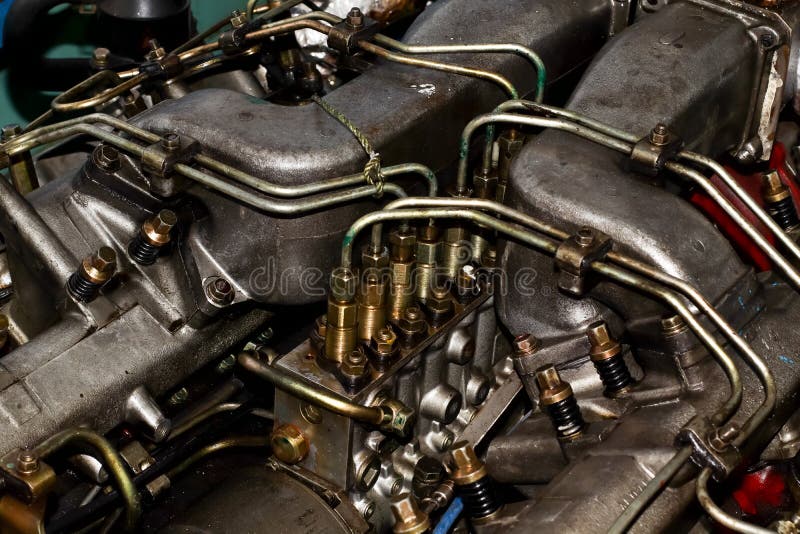 Big engine stock photo. Image of performance, manufacturing - 215525134
