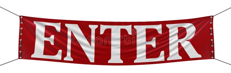 Enter To Win Banner Template. Ribbon Label Sign. Sticker Stock Vector ...