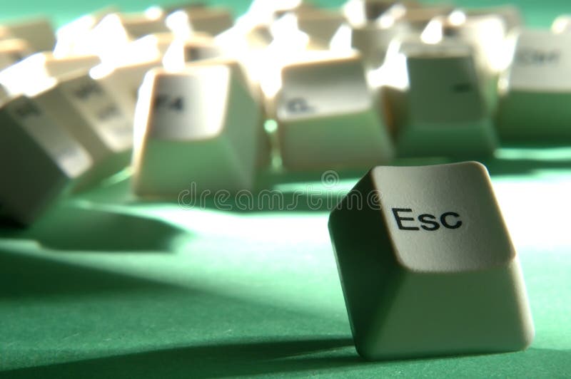 The big escape stock image. Image of alone, office, computing - 1618615