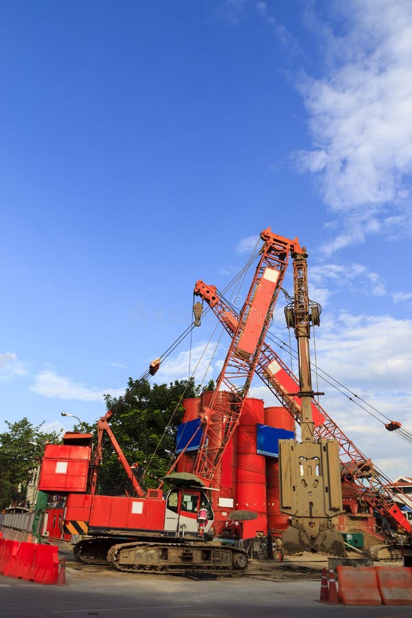 Big excavator stock image. Image of machinery, bulldozer - 25871613