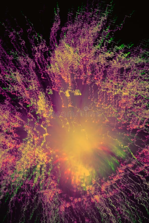 Big Explosion. Expanding Universe. Fireworks Explosion Stock ...