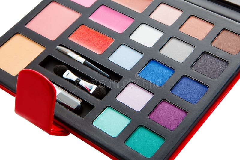 Cosmetics Kit stock image. Image of elegance, eyeshadow - 2421811