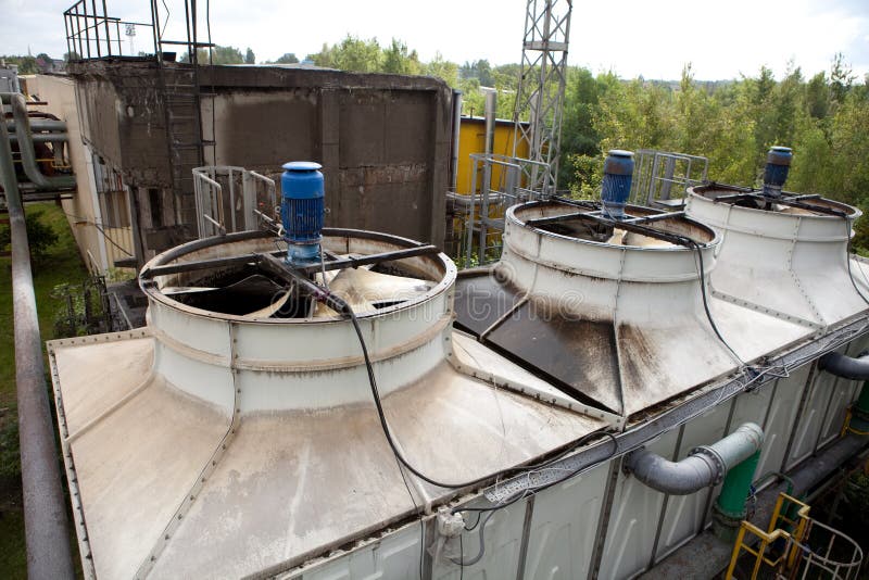 Electric Exhausting Ventilation Cooling Fan Stock Image - Image of fans ...