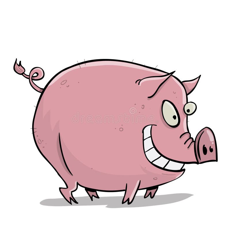 Large Pig Clipart