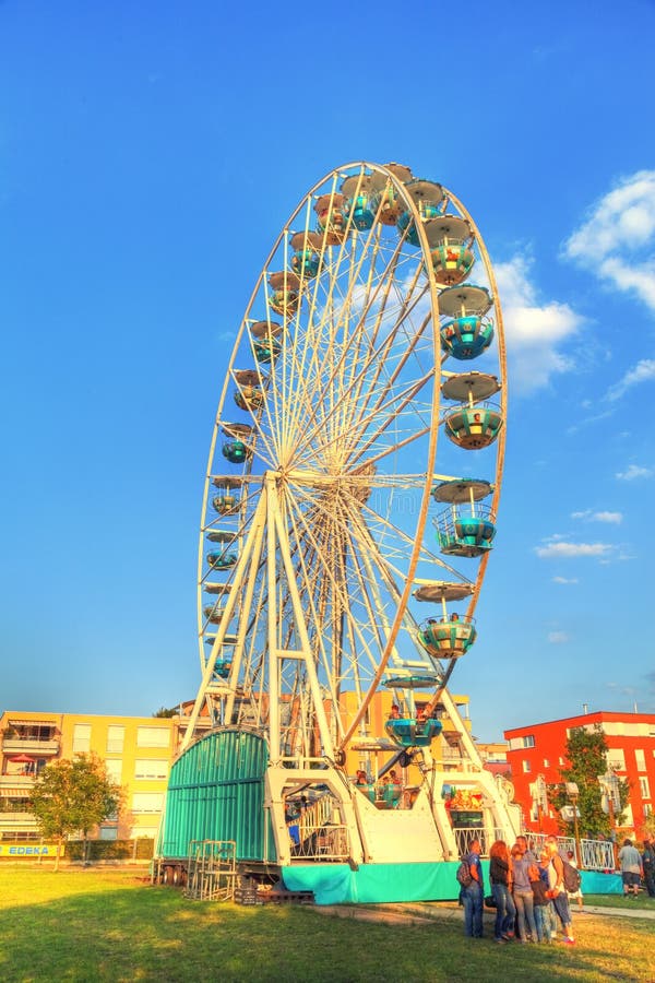 A Big Ferris Wheel on a Carnuval Editorial Photography - Image of ...