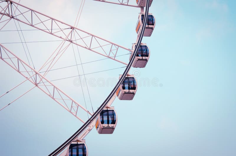 Big ferris wheel stock image. Image of cabin, funfair - 31950253