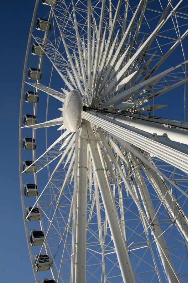 A Big Ferris Wheel in Paris, France Stock Photo - Image of ferris ...