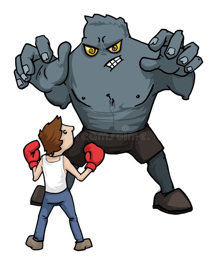 Big Fight stock illustration. Illustration of concept - 42314033
