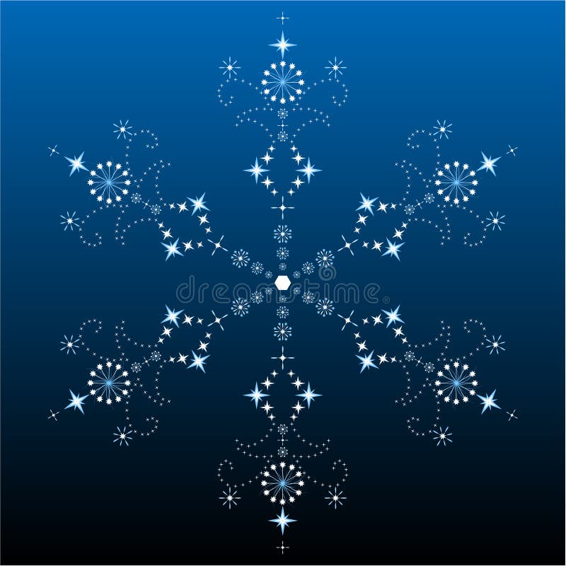 Big Filigree Detailed Snowflake Stock Vector - Illustration of filigree ...