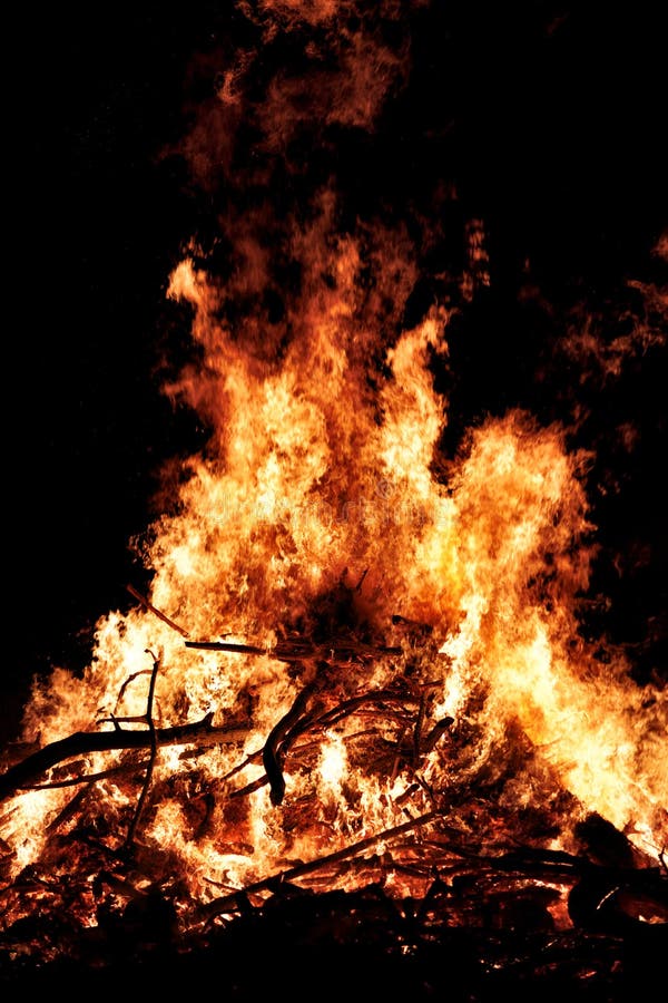Big fire stock photo. Image of evening, fire, light, flame - 24577100