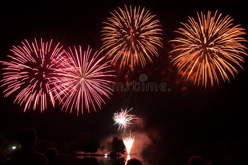 Big fireworks stock image. Image of fireworks, pailette - 157374105