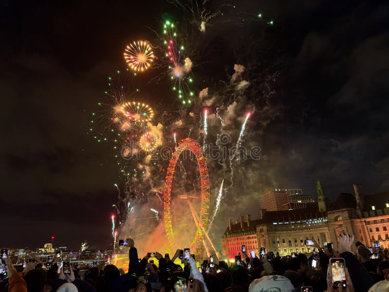 The Big Fireworks in the Sky is Getting Ready To Explode Editorial ...