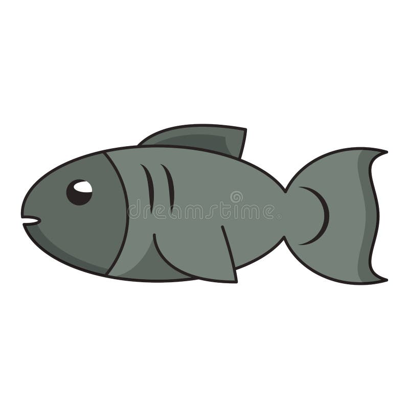 Big fish icon cartoon stock vector. Illustration of wildlife - 150218128