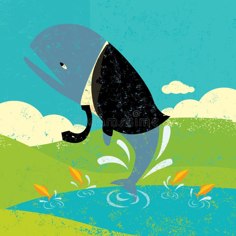 Big Fish Small Pond Stock Illustrations – 137 Big Fish Small Pond Stock ...