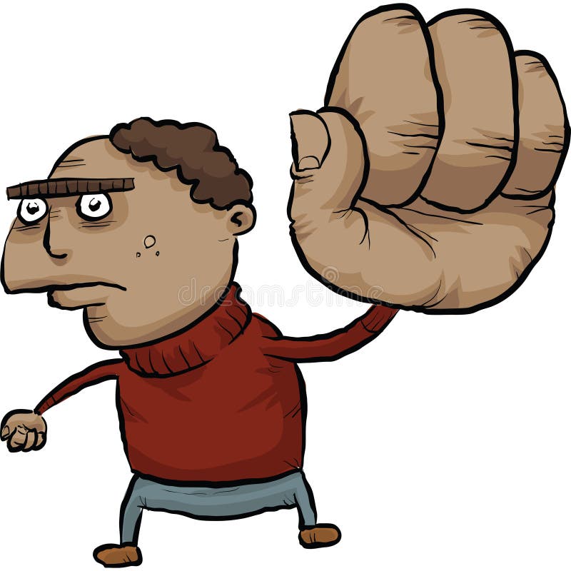 Big Fist stock illustration. Illustration of cartoon - 41194739