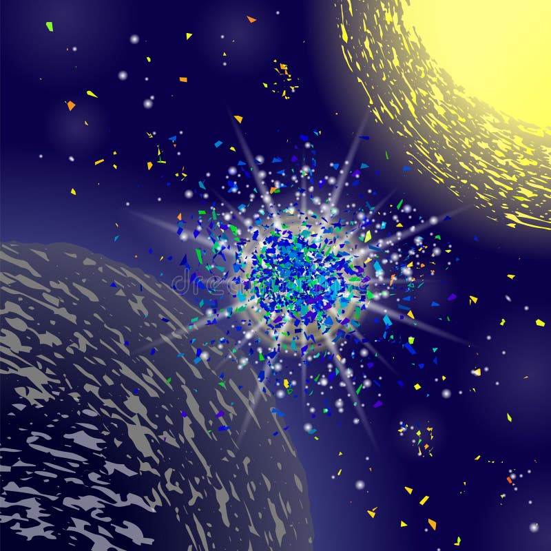 Big Flash Explosion stock vector. Illustration of milky - 77602570