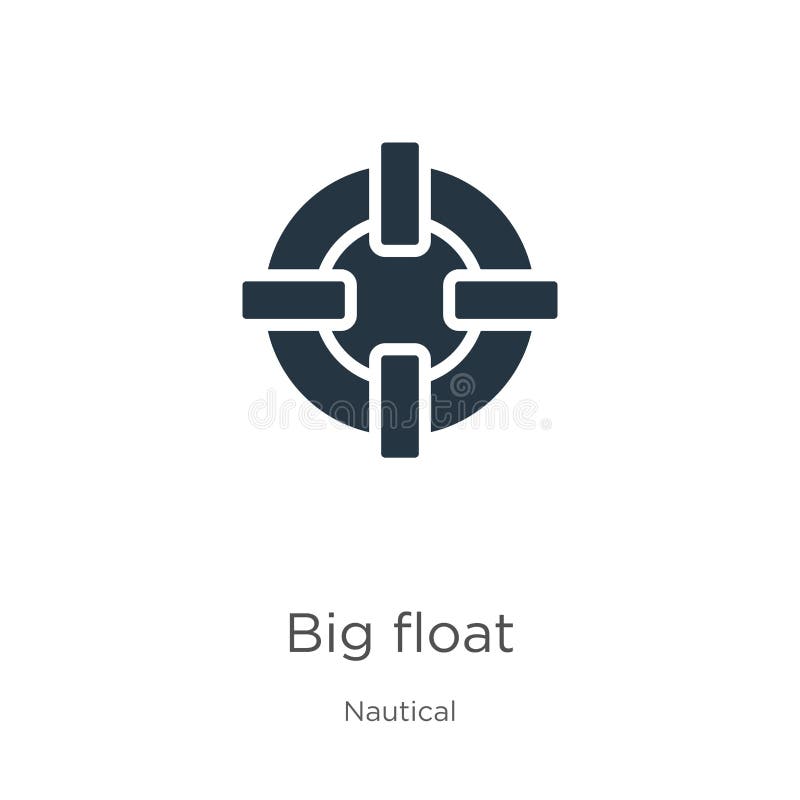 Big Float Icon Vector. Trendy Flat Big Float Icon from Nautical ...