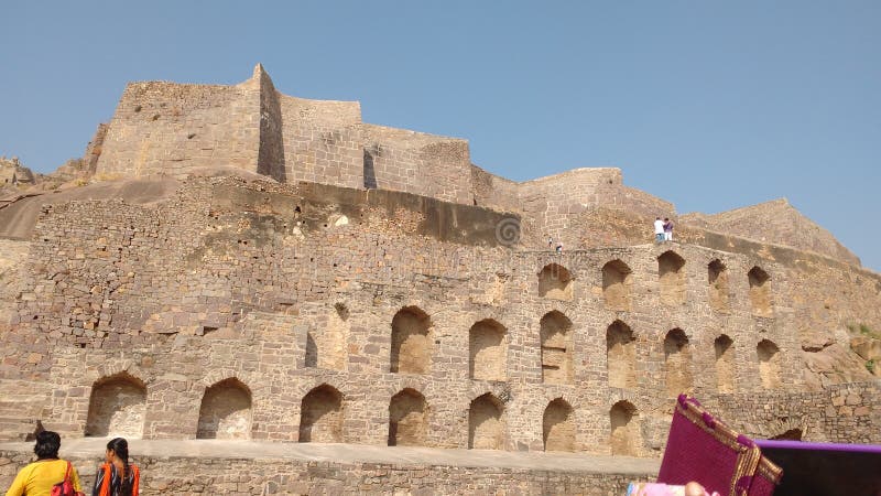 Big fort front view editorial stock image. Image of fortification ...