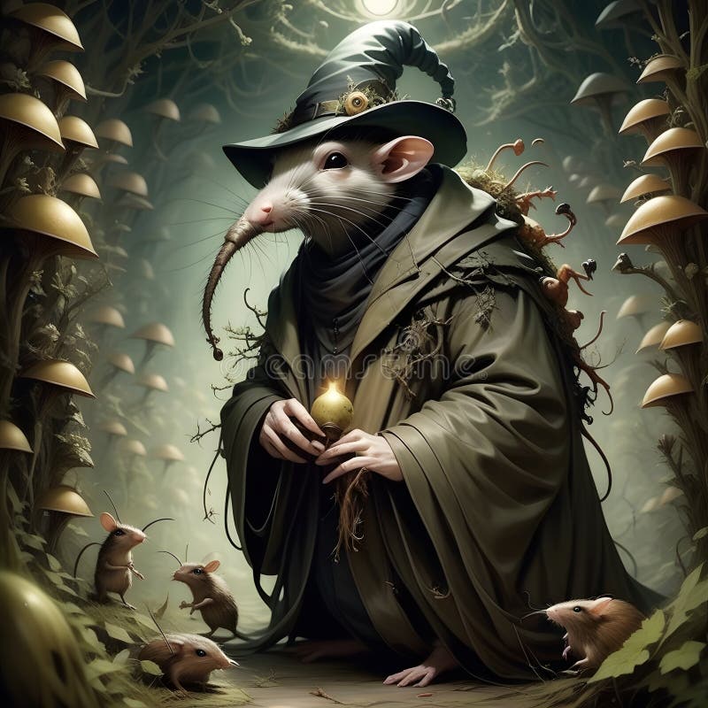 Big Furryvermins, AI-generatet Stock Illustration - Illustration of ...