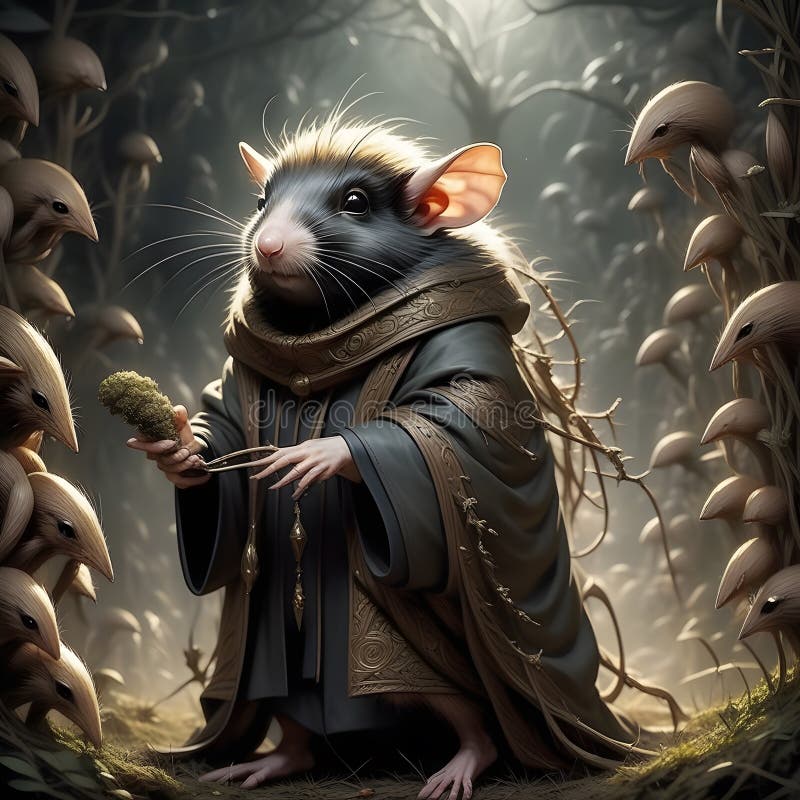 Big Furryvermins, AI-generatet Stock Illustration - Illustration of ...