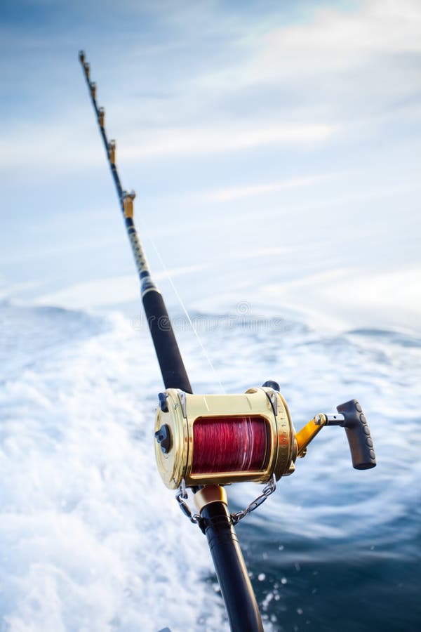 5 Fishing Rods stock image. Image of swordfish, saltwater - 1555607
