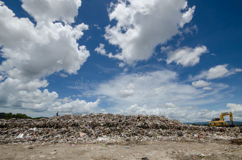 Garbage heap in india editorial photography. Image of lifestyle - 41474587