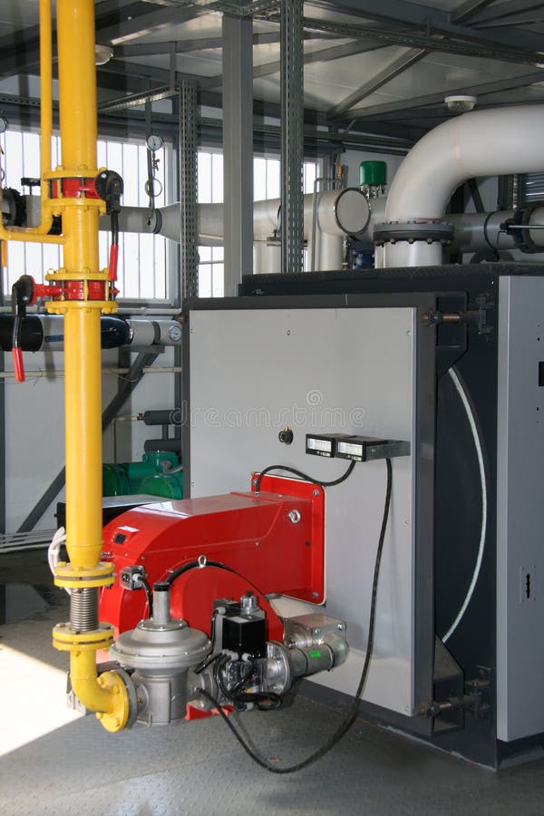 The big gas boiler stock image. Image of industry, equipment - 4930025