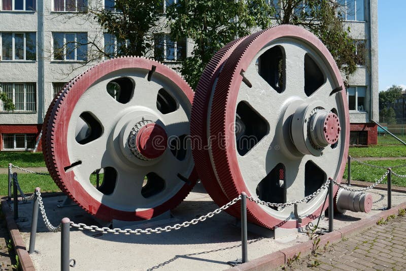 Big Gear Reducers, Reduction Gear Stock Photo - Image of industrial ...