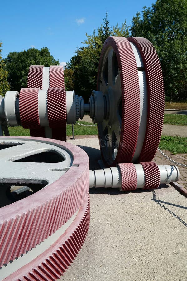 Big Gear Reducers, Reduction Gear Stock Photo - Image of funicular ...