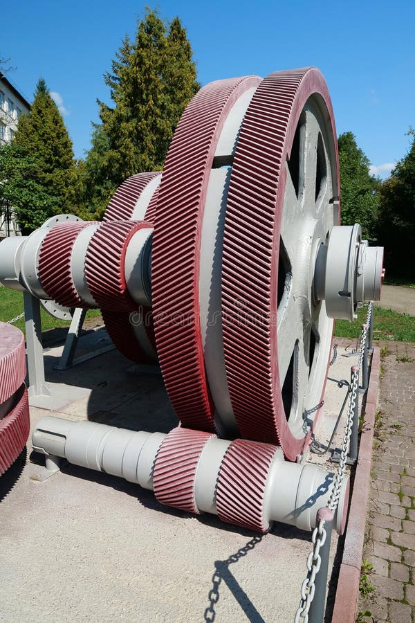 Big Gear Reducers, Reduction Gear Stock Photo - Image of industrial ...