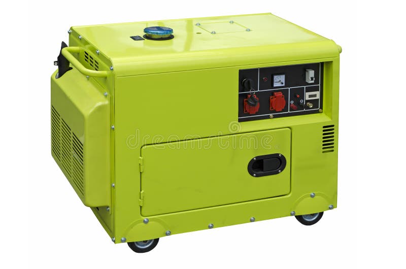 Big generator stock image. Image of autonomous, home - 72838675