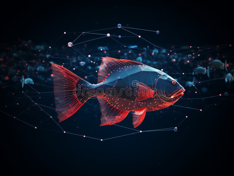 Big Genomic Data of Marine Fish, Key of Fish Biodiversity. Generated AI ...